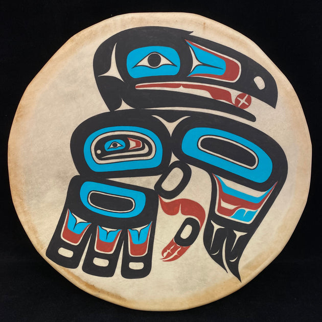 14" Raven Drum – Crazy Wolf Studio